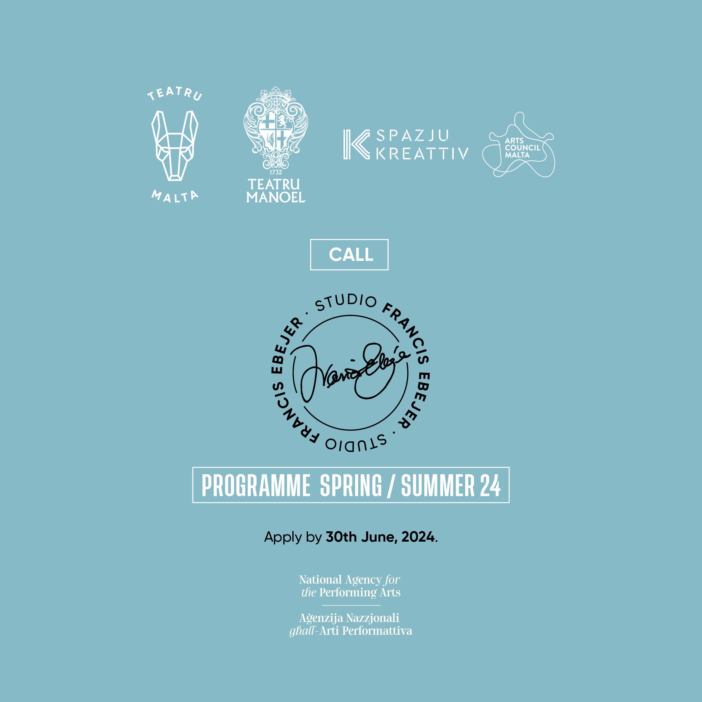 CALL: STUDIO FRANCIS EBEJER - Teatru Malta